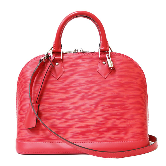 Louis Vuitton | Bags | Louis Vuitton Alma Epi Shoulder Bag Red | Poshmark